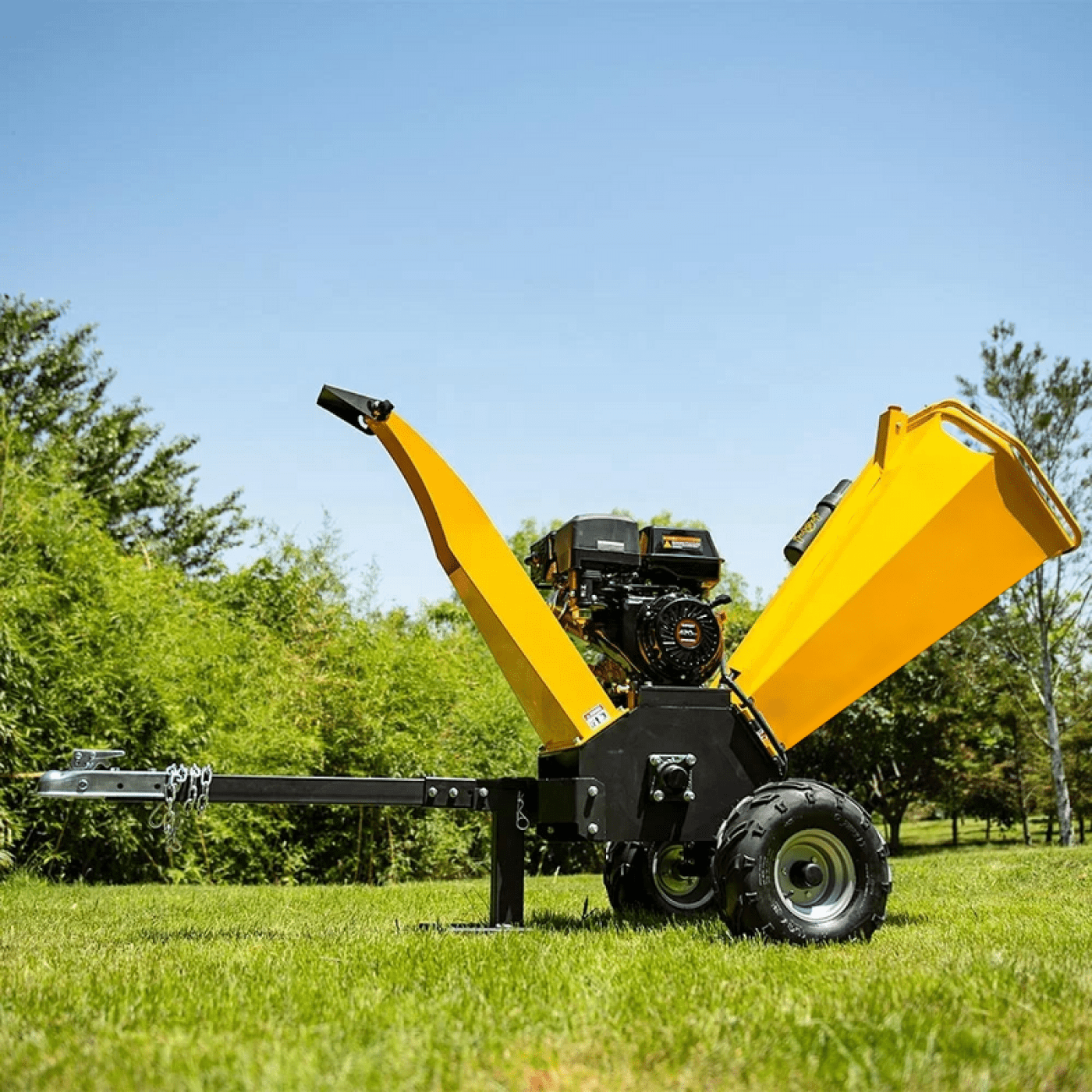 420cc 15hp Gas Powered Wood Chipper