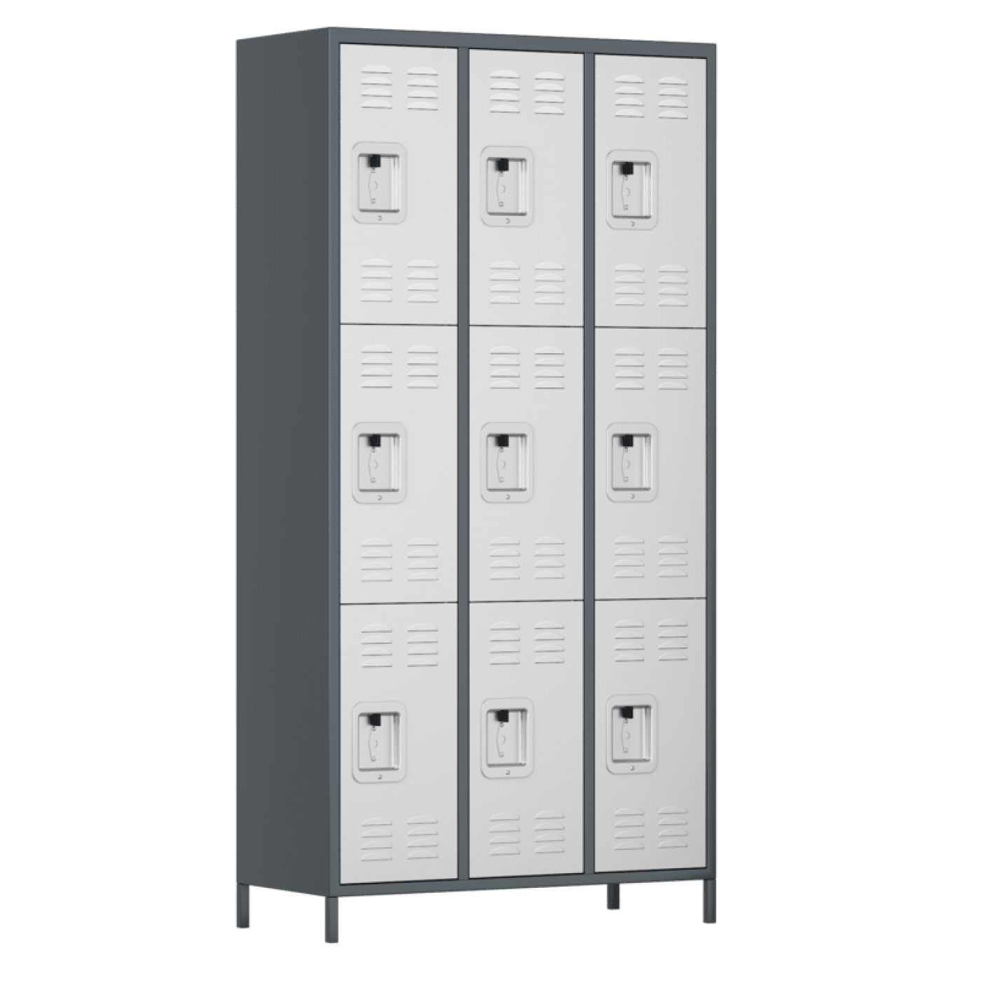 9-Door Storage Locker Combination Steel Cabinet