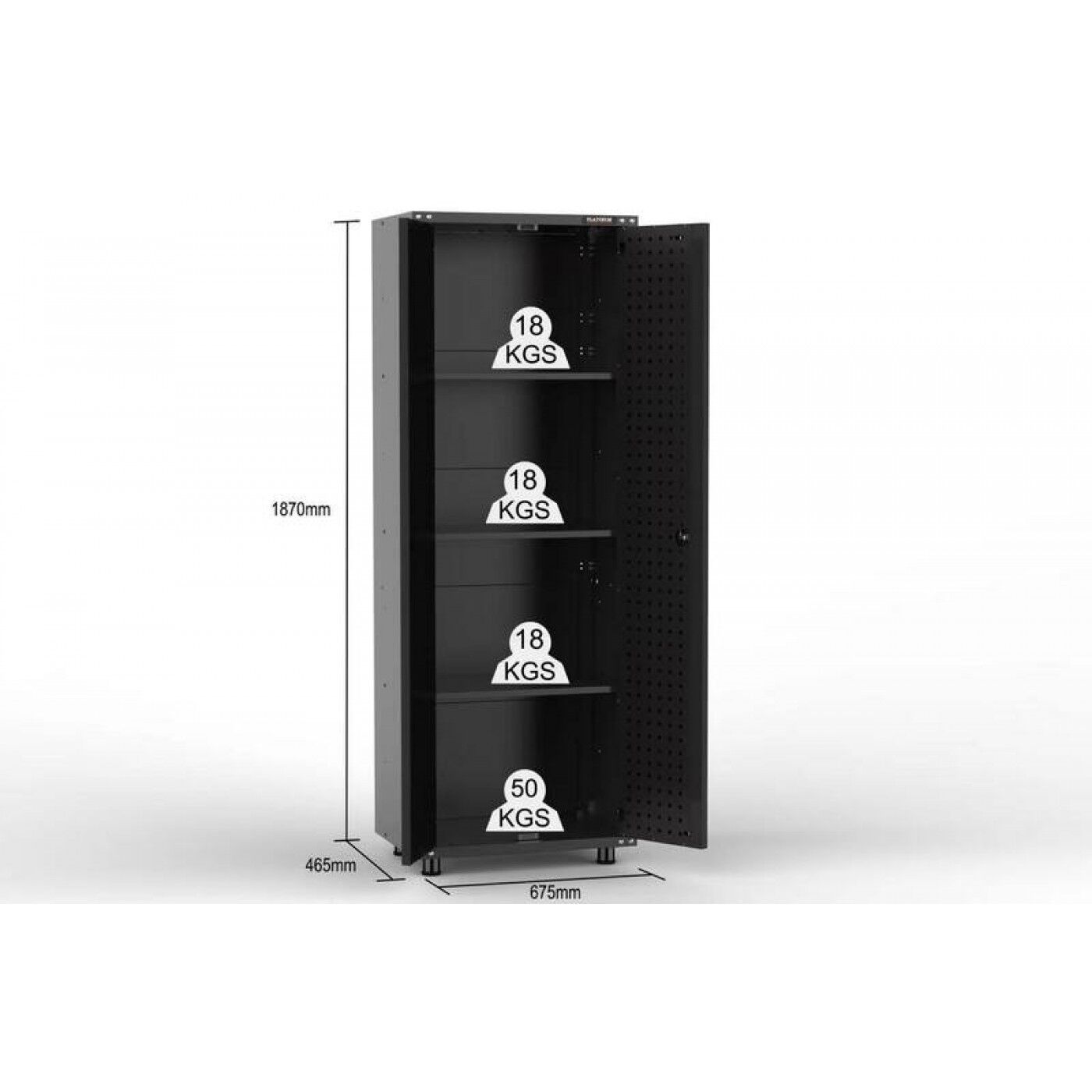 3170mm x 511mm x 1874mm Black Mobile 15 Drawers Tool Chest Work Bench ...