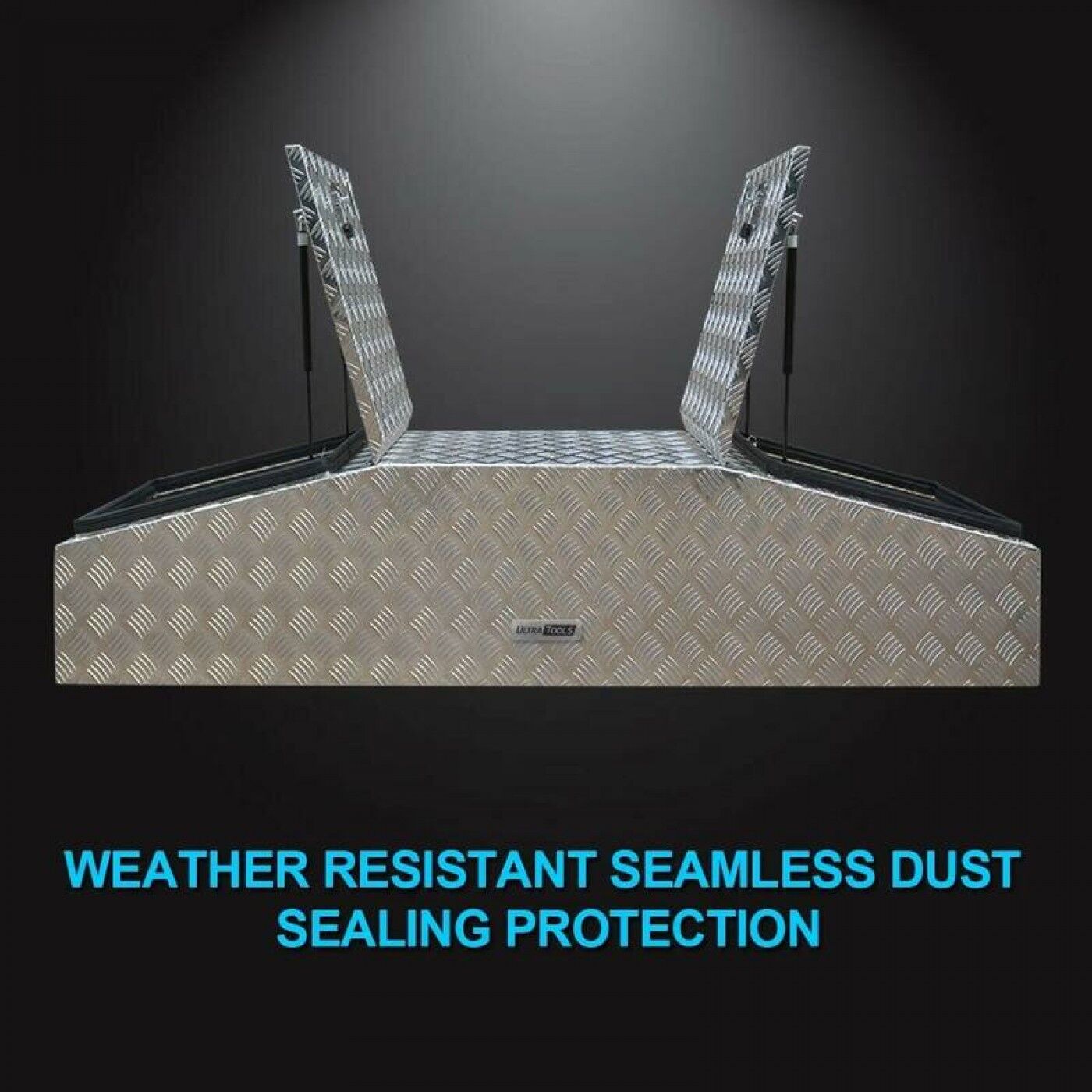 Aluminium Ute Tool Box 2.0mm 1770x550x400mm Gull Wing Style Vehicle Storage