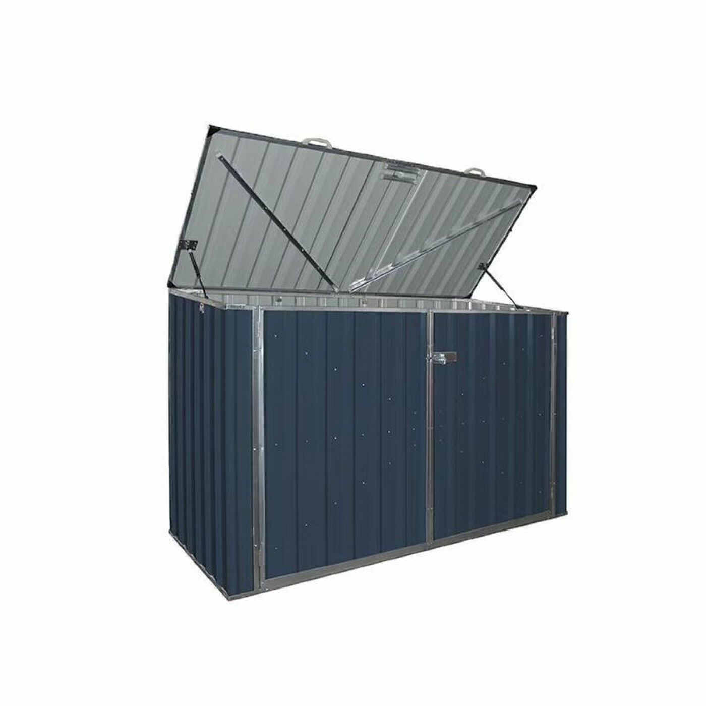 Bike Shed / Wheelie Bin Storage / Garden Storage Box (with Gas Struts)
