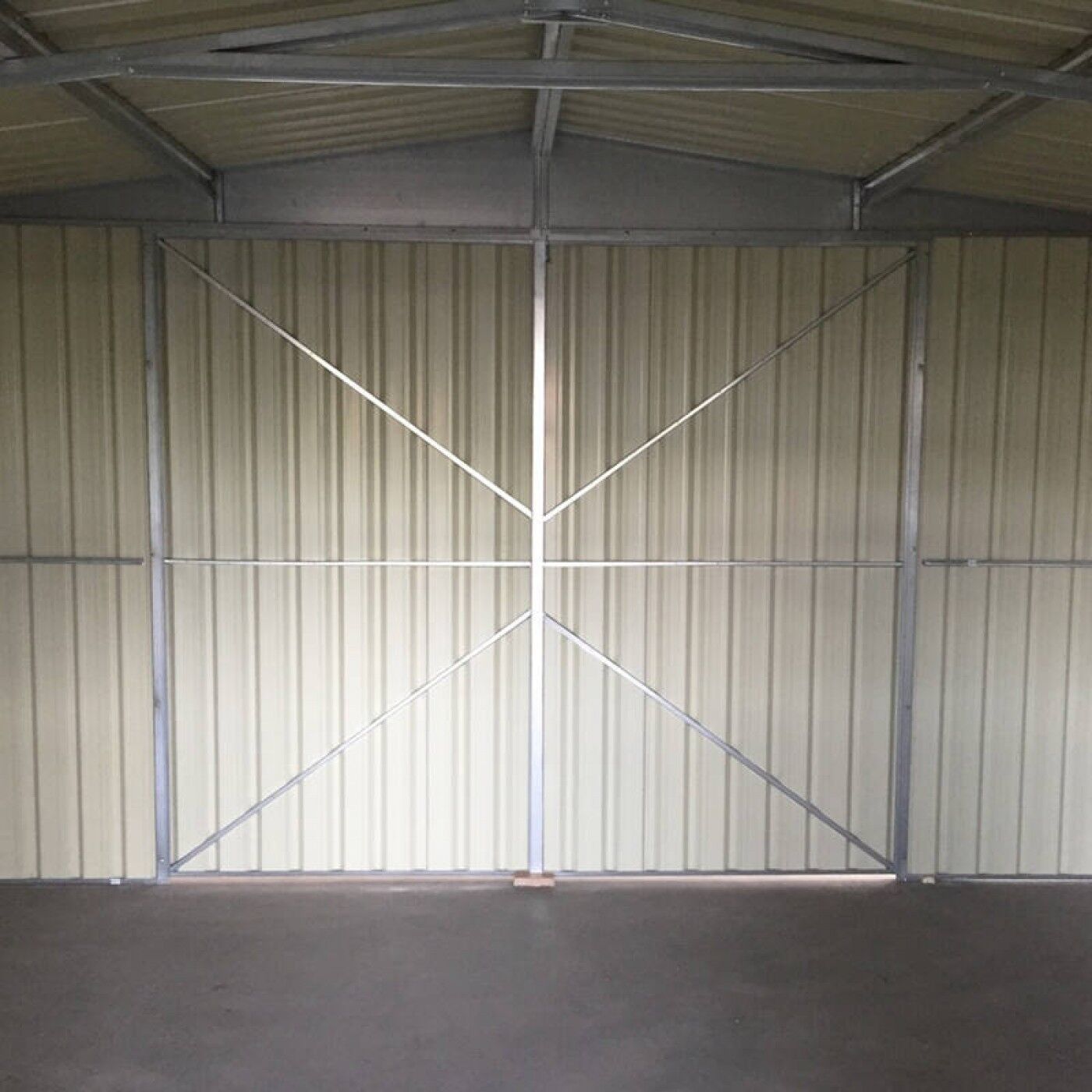 6732x3367 Large Kitset Garage with Swing Doors