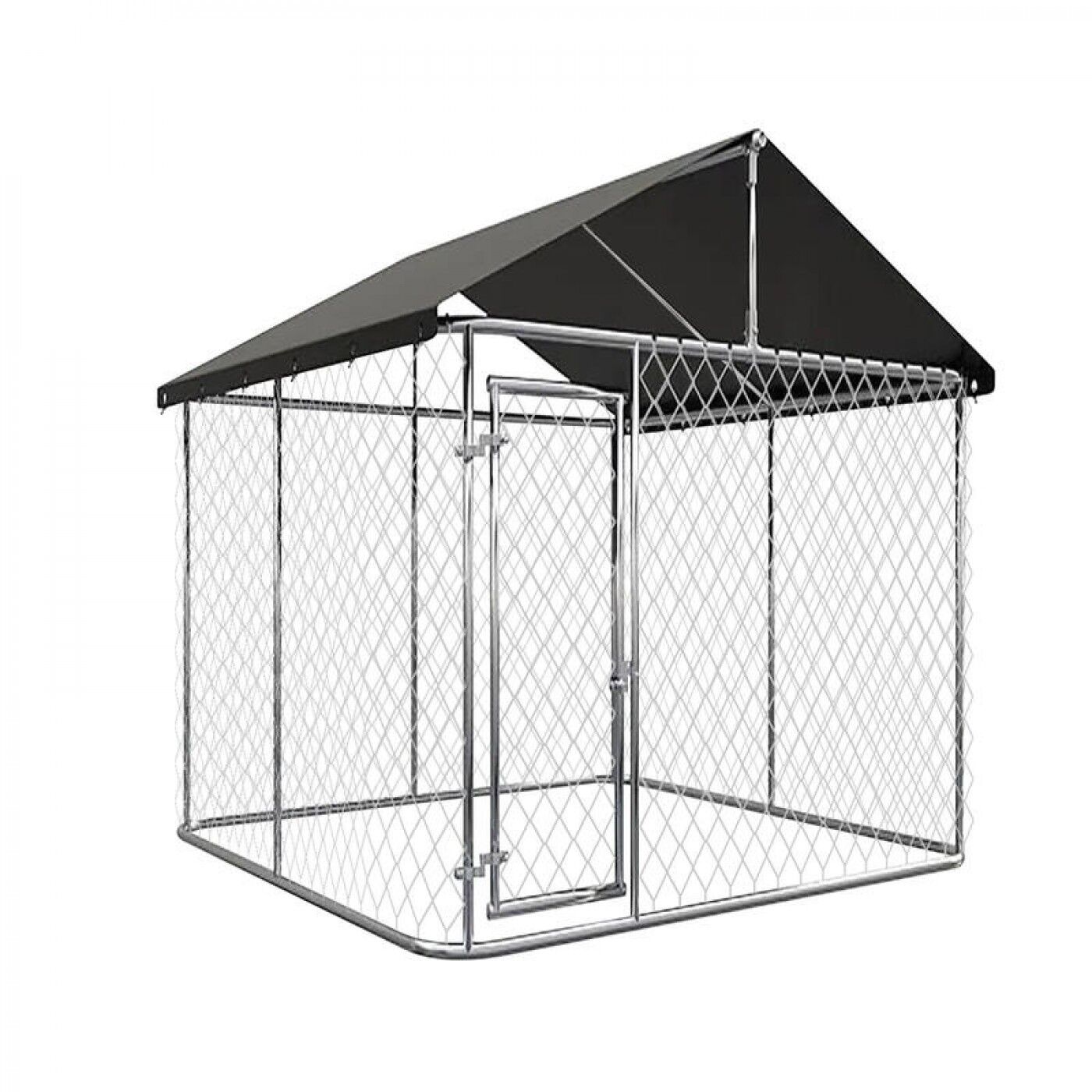 Outdoor Big Cage Pet Kennel Steel Fence 2x2x1.8m