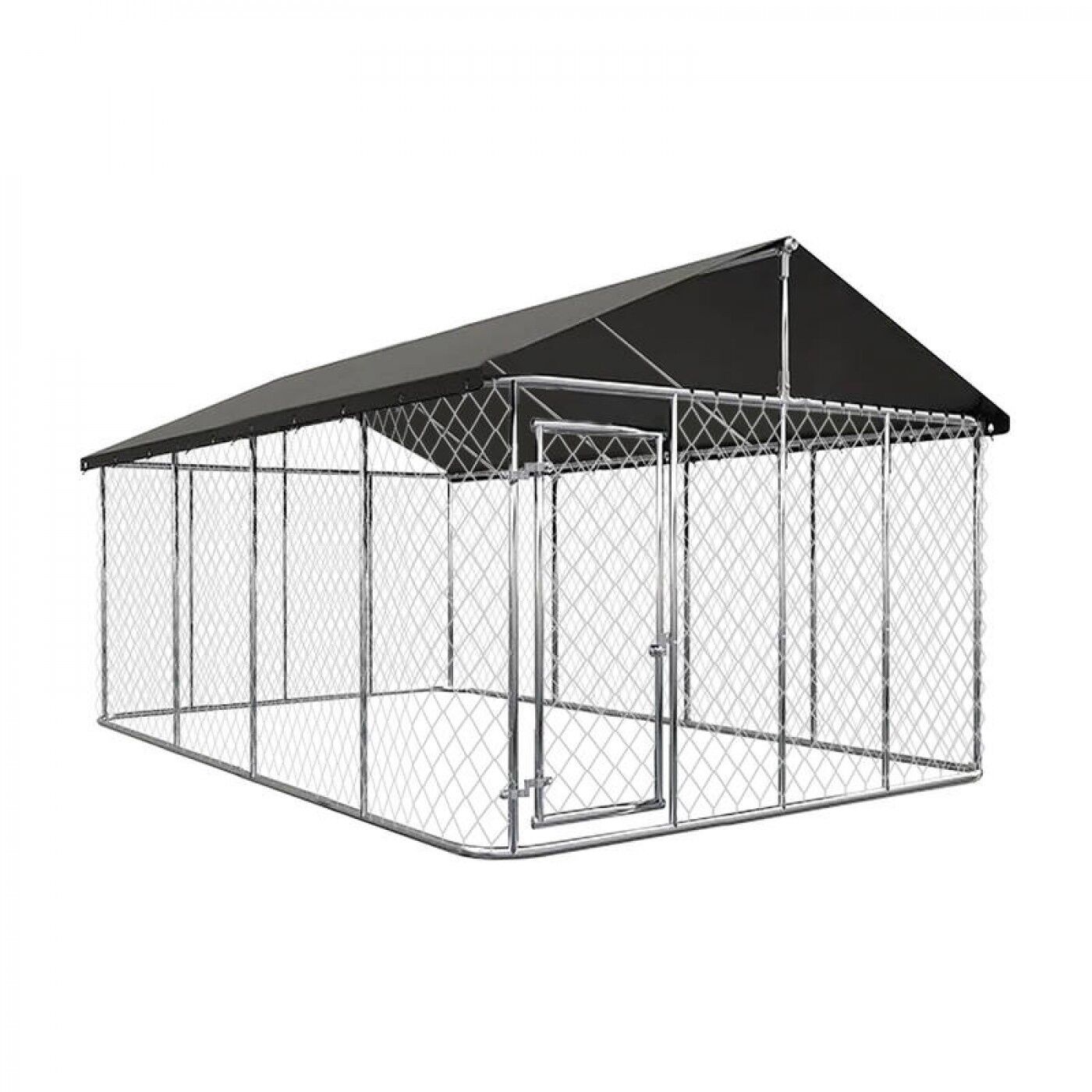 Outdoor Big Cage Pet Kennel Steel Fence 2x2x1.8m