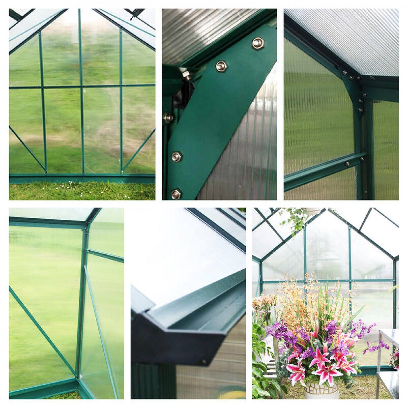 3m x 3m The Ultimate Greenhouse 6mm Twin Wall