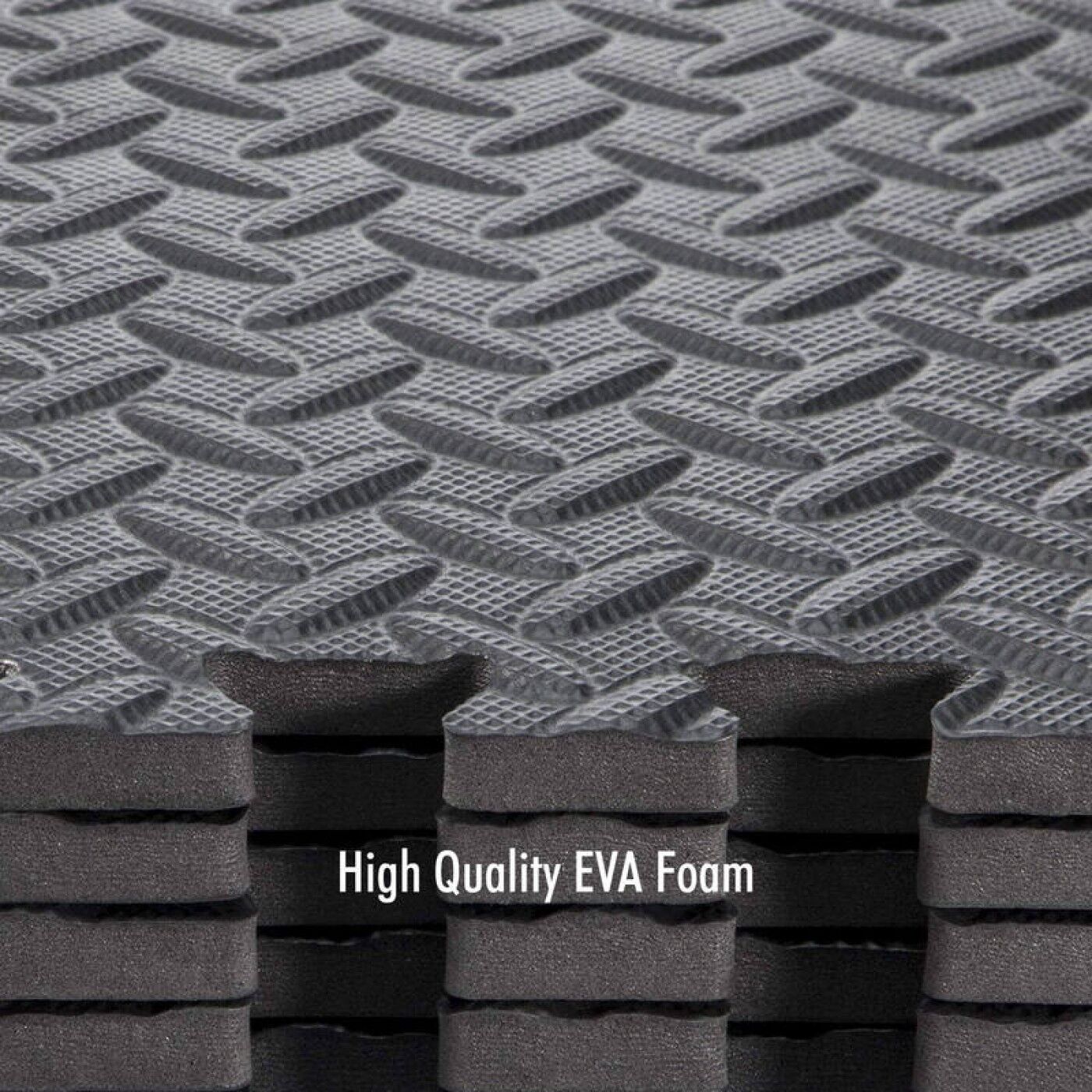 2cm thick Foam Tiles Protective Flooring Gym Mat - 12 Tiles (4.32 ...