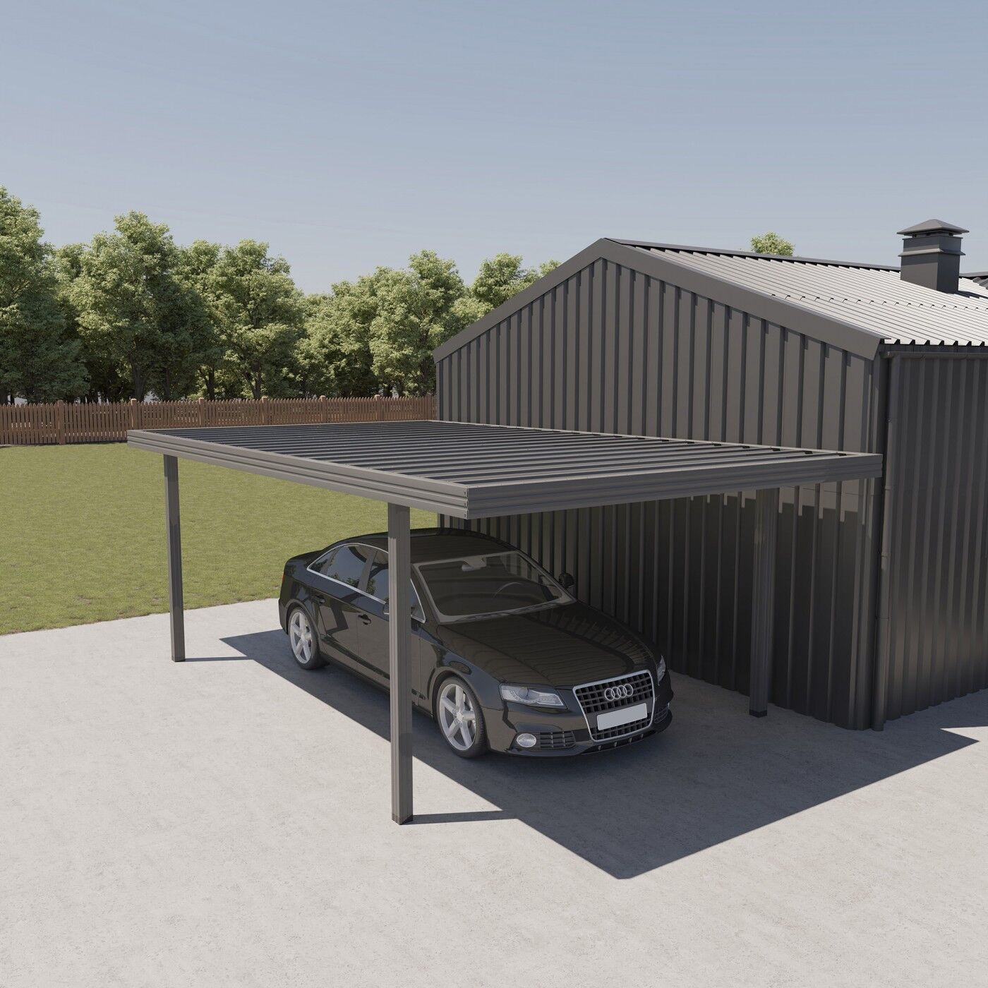 Single Carport 7250 x 3000mm