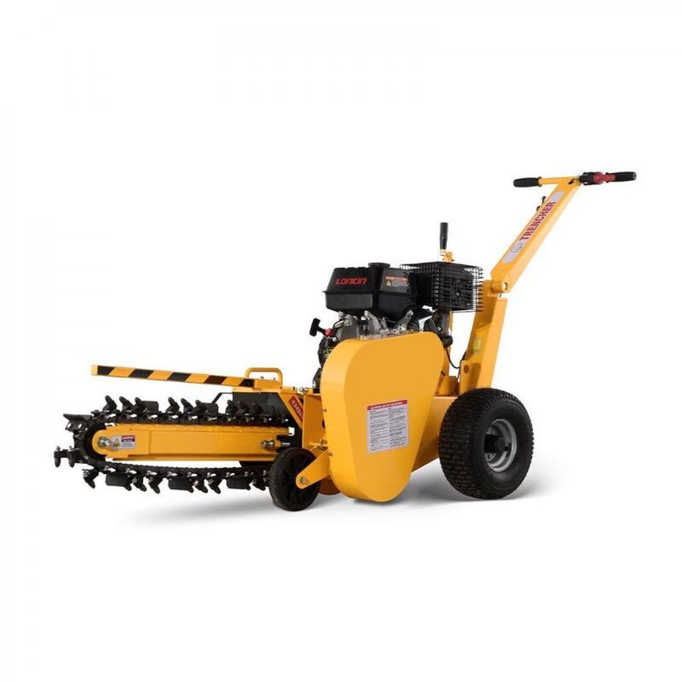15 Hp Gasoline Engine Powered Mini Trenching Digging Machine