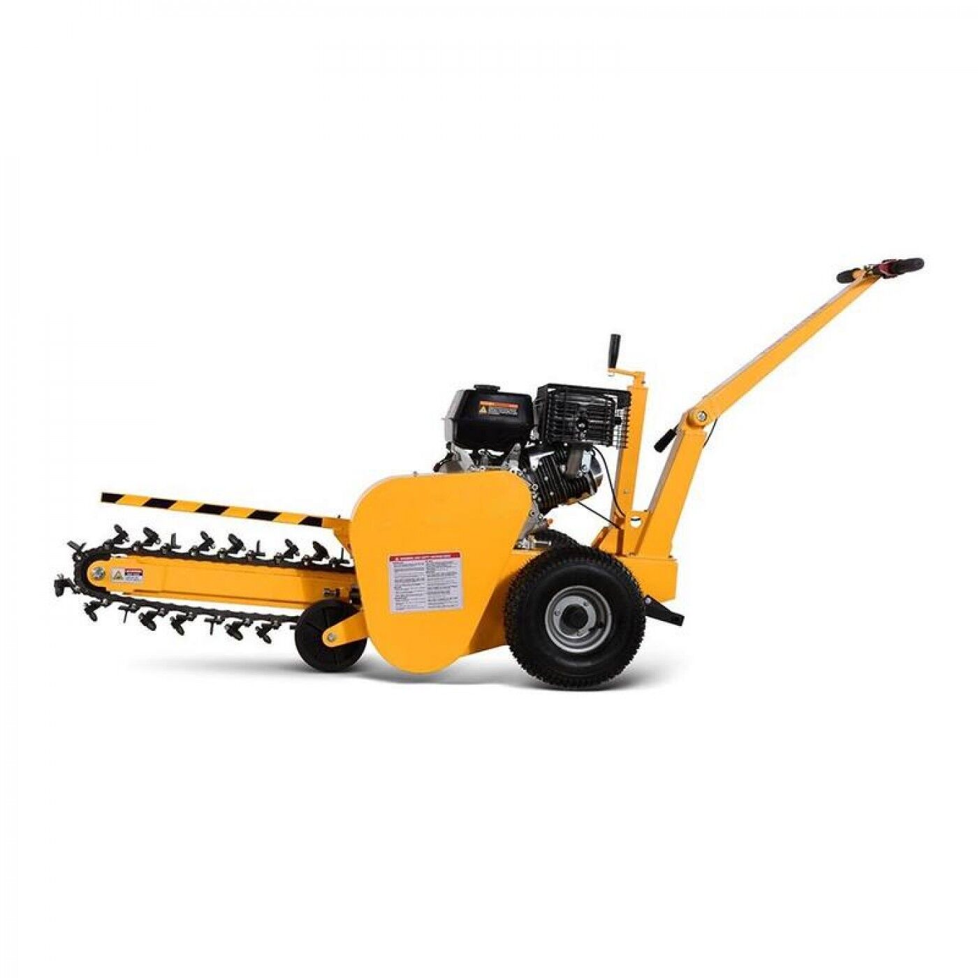 15 Hp Gasoline Engine Powered Mini Trenching Digging Machine