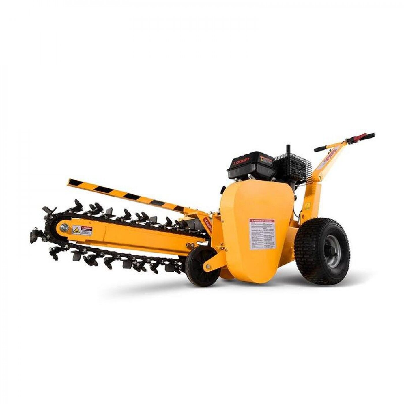 15 Hp Gasoline Engine Powered Mini Trenching Digging Machine